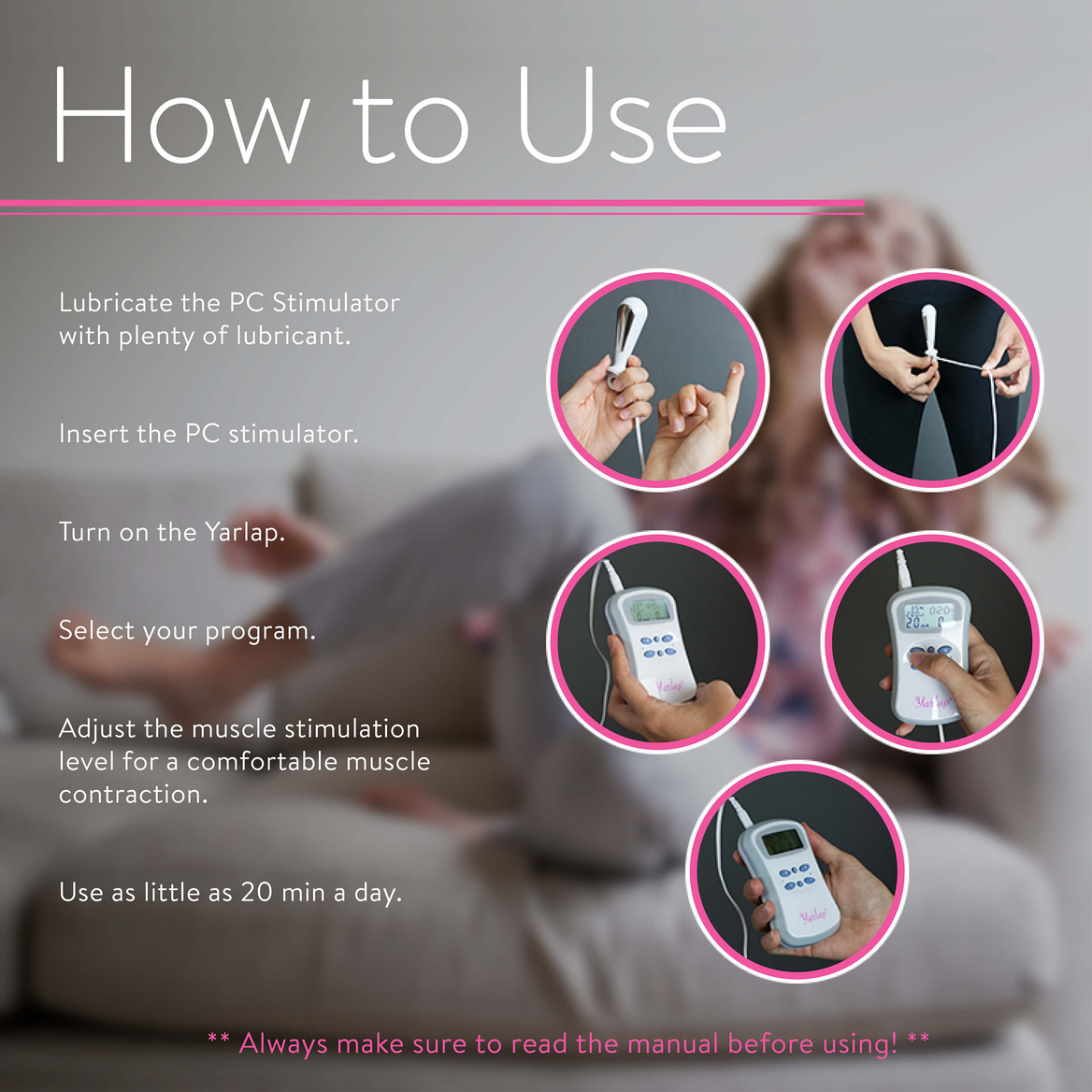 Kegel Training Device & Pelvic Floor Exercise Machine | Yarlap